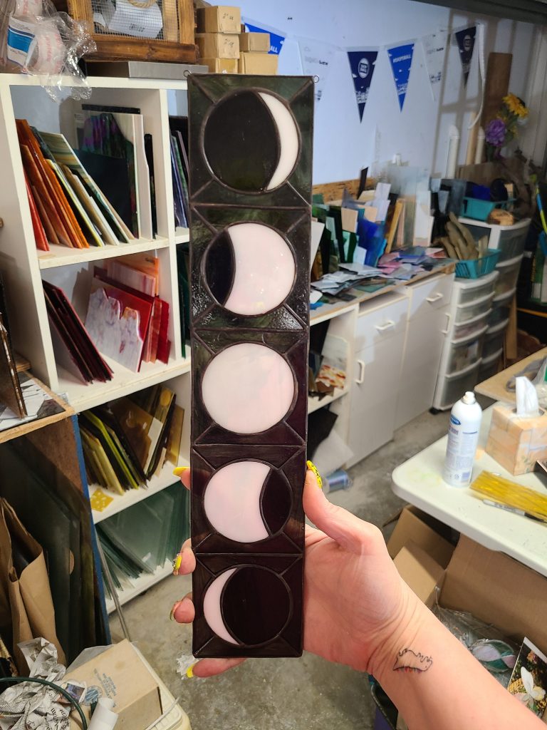Stained Glass Moon Phases - DAB Stained Glass LLC